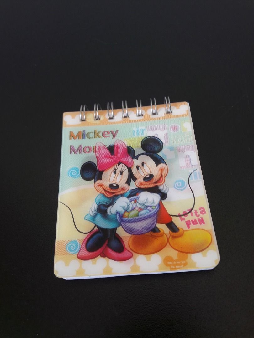 Free with Purchase: Lenticular Notepad - Mickey & Minnie Mouse, Hobbies ...