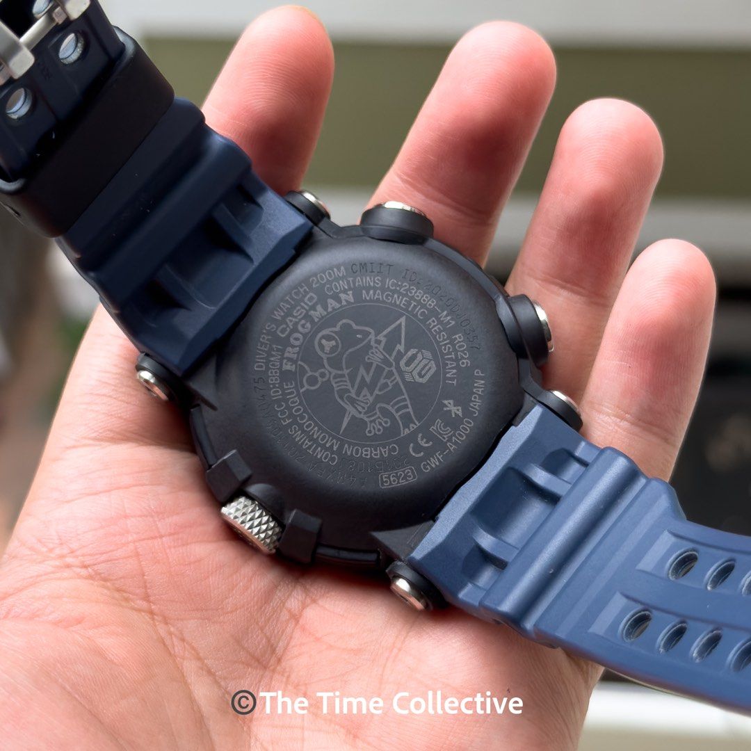Frogman Casio G-Shock Carbon FROGMAN GWF-A1000-1A2 Analog Dive Watch ...