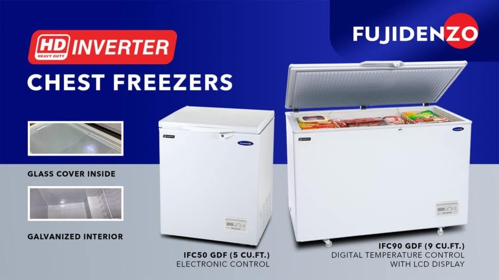 FUJIDENZO CHEST FREEZER (NON INVERTER /INVERTER TYPE), TV & Home ...