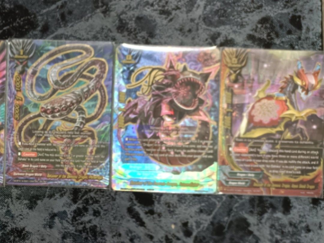 Future Card Buddyfight Dragon Zwei Flag, Secret and Buddy Rare, Hobbies ...