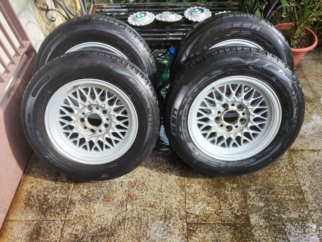 Genuine BMW BBS Style 5 Wheels with Tyres, Car Accessories, Tyres ...