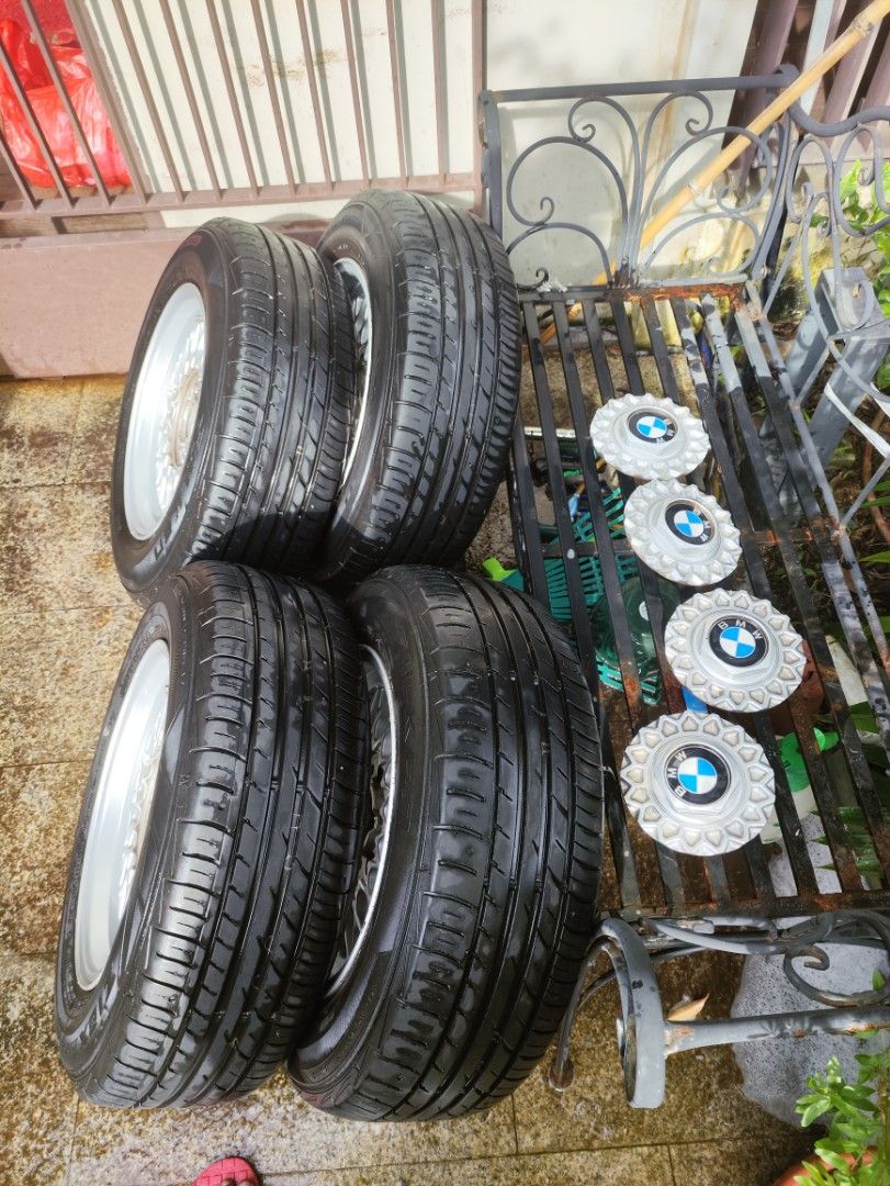 Genuine BMW BBS Style 5 Wheels with Tyres, Car Accessories, Tyres ...