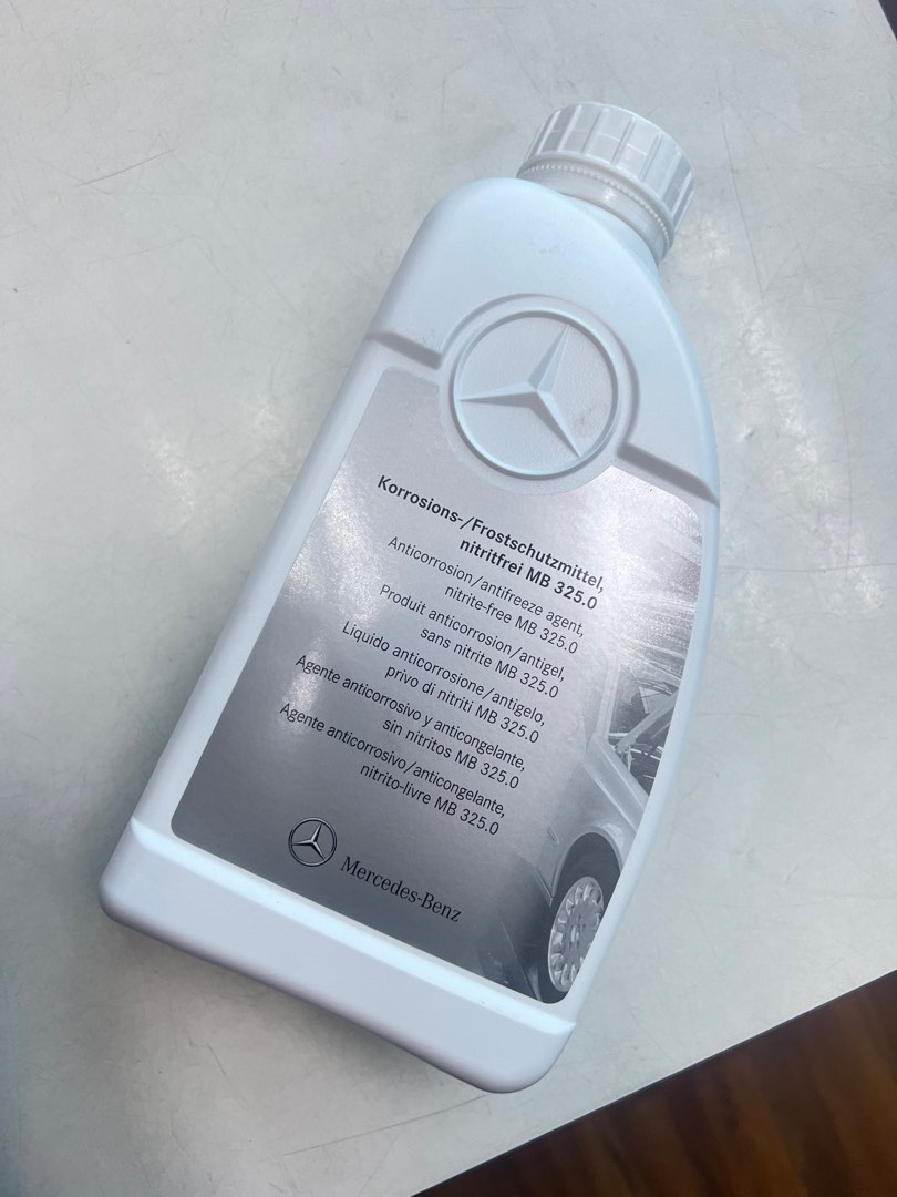 Genuine Mercedes Coolant 1 L (blue ), Car Accessories, Car Workshops ...