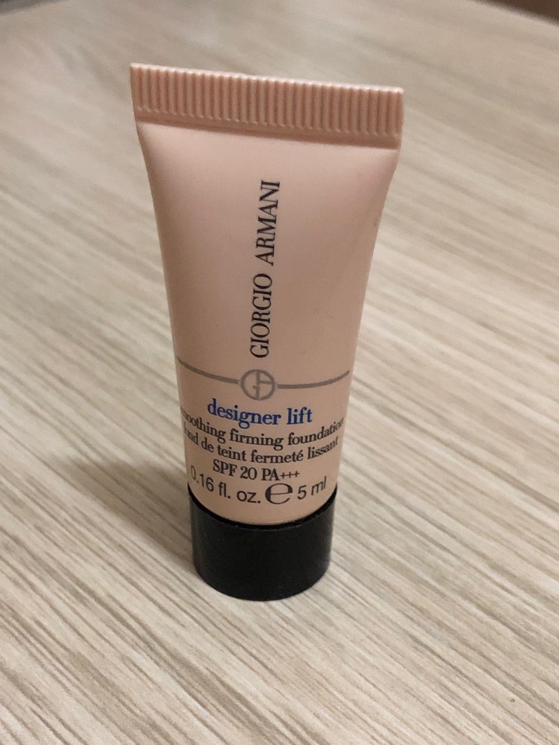 Giorgio Armani designer lift - smoothing firming foundation @5ml, 美容 ...
