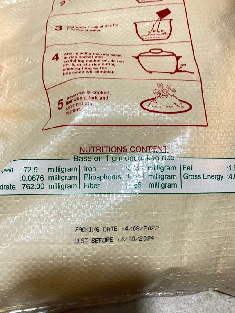 Golden Boy AAA rice(5kg), Food & Drinks, Rice & Noodles on Carousell