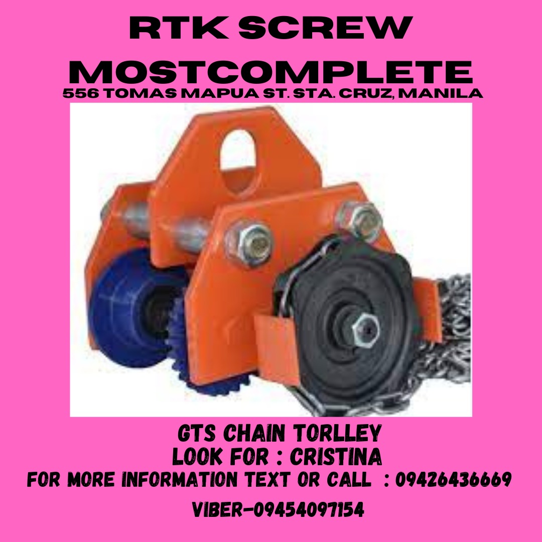 GST Chain Trolley, Commercial & Industrial, Construction & Building ...