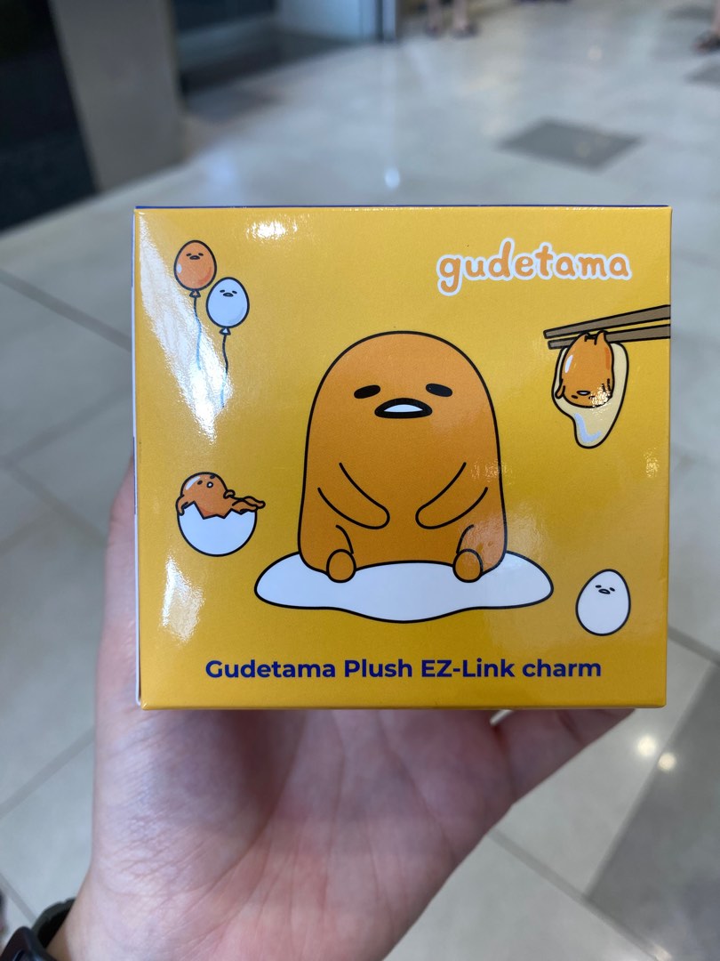 Gudetama EZ Link Charm, Tickets & Vouchers, Local Attractions & Transport on Carousell