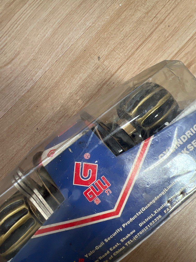 Guli Cylindrical Door Knob Lock Set, Furniture & Home Living, Security ...