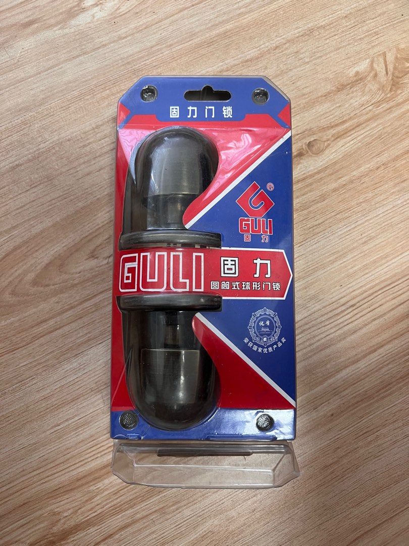 Guli Cylindrical Door Knob Set, Furniture & Home Living, Security ...