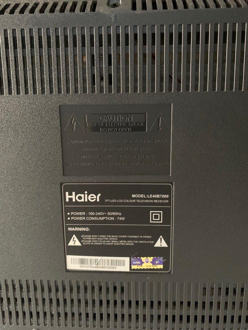 Haier LED 40 inch TV, TV & Home Appliances, TV & Entertainment, TV on ...