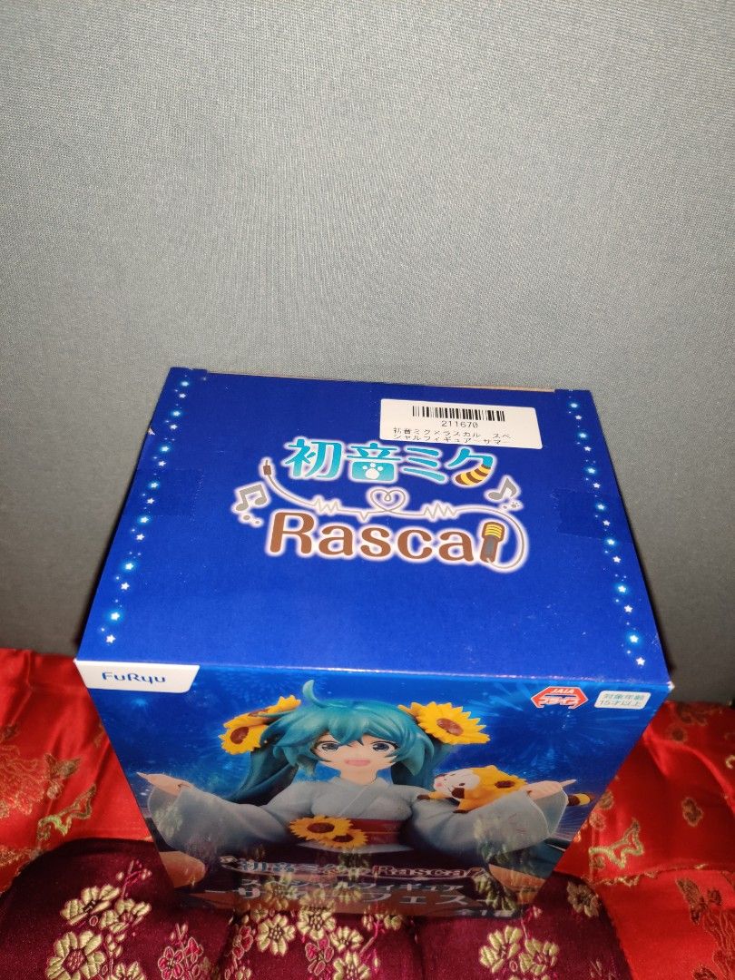 Hatsune Miku x Rascal Special Figure Summer Festival, Hobbies & Toys ...