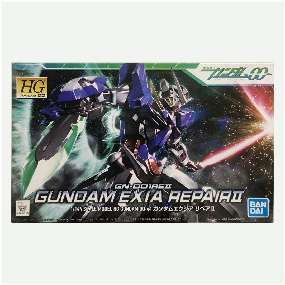 HG 1/144 HIGH GRADE GUNDAM 00 (44) GUNDAM EXIA REPAIR II GN-001RE II ...