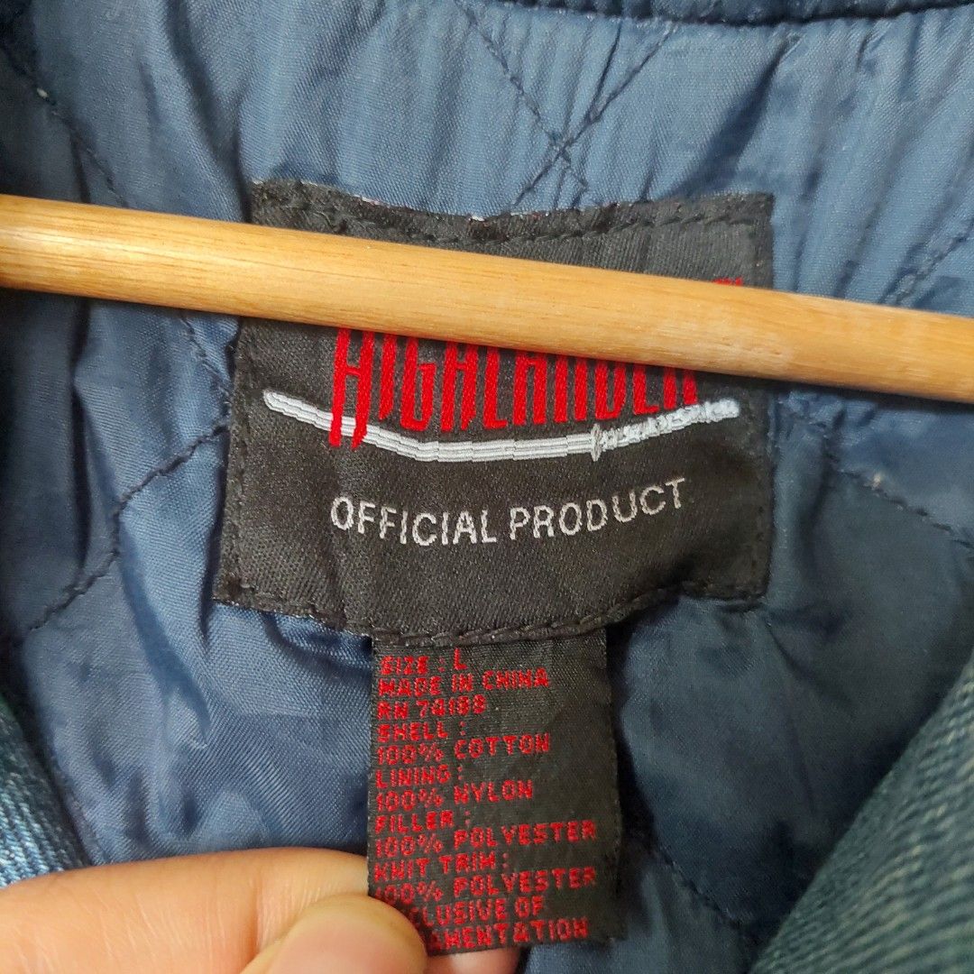 HIGHLANDER VARSITY JACKET, Fesyen Pria, Pakaian , Atasan di Carousell