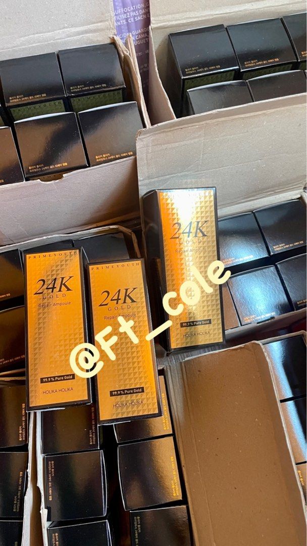 Holika holika prime youth 24k gold repair ampoule, Kesehatan & Kecantikan, Kulit, Sabun & Tubuh ...