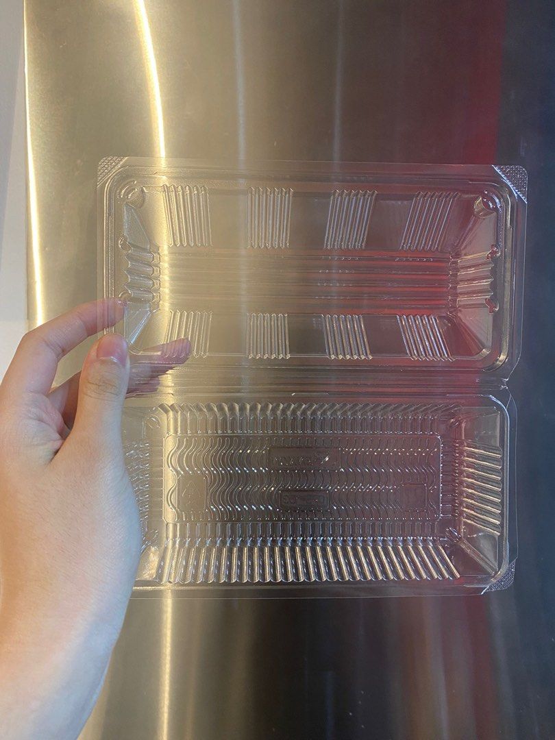 Hot dog Bun plastic box takeaway / sandwich plastic box, Food & Drinks ...