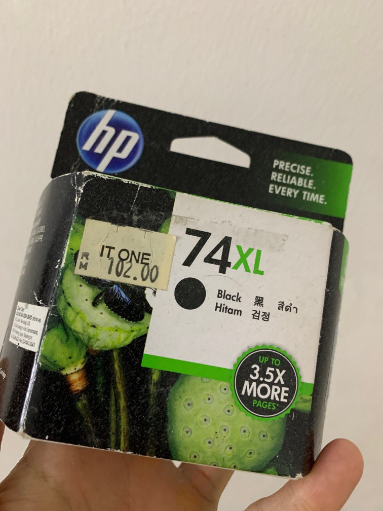 HP 74XL Black Inkjet Print Cartridge, Computers & Tech, Printers ...