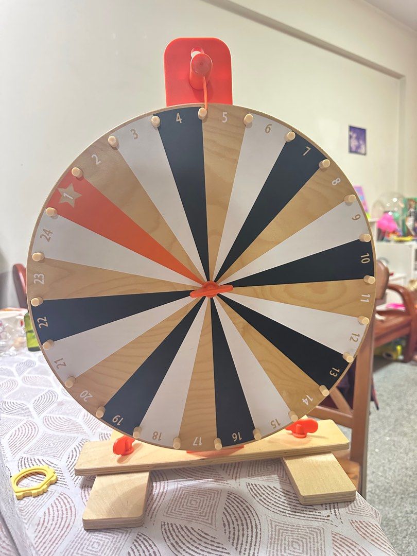 IKEA Spinning Wheel, Hobbies & Toys, Toys & Games on Carousell