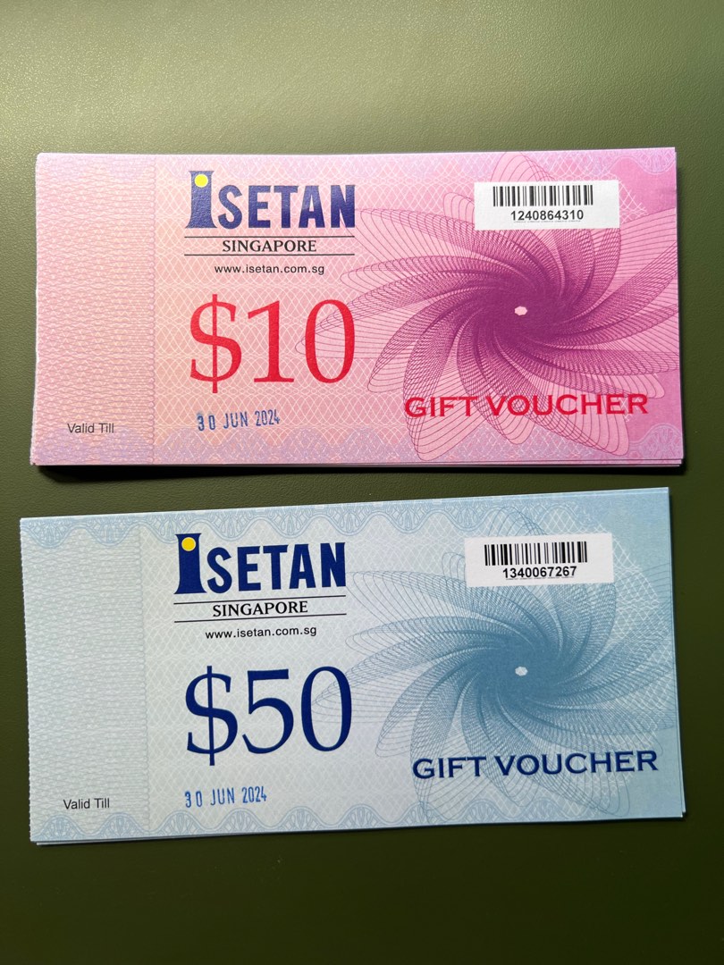 Isetan voucher, Tickets & Vouchers, Vouchers on Carousell