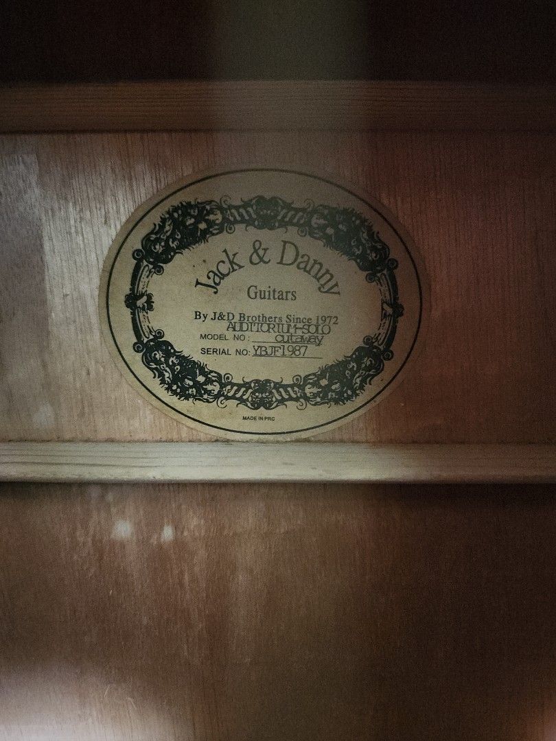 Jack and Danny Acoustic Guitar with strap and bag, Hobbies & Toys ...