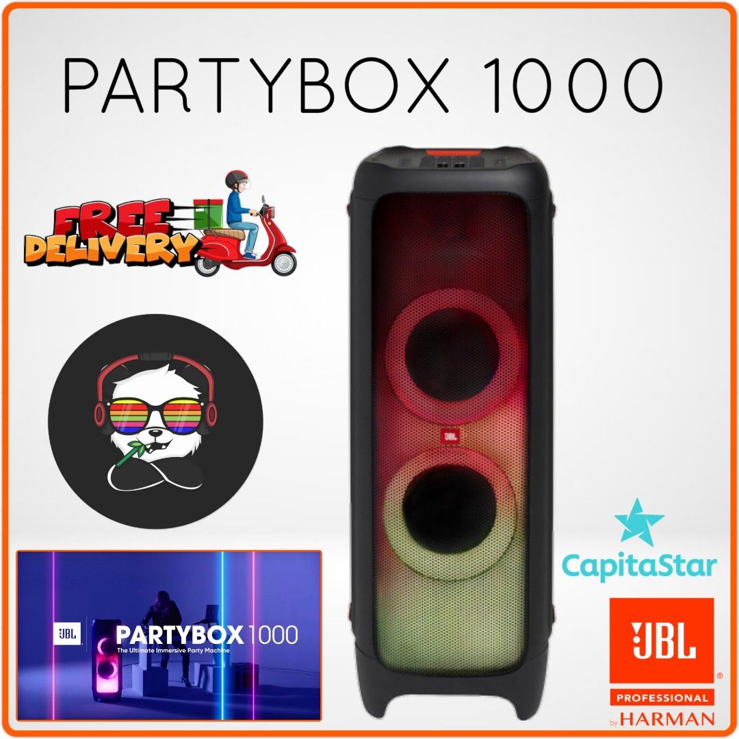 JBL PartyBox 1000 1100W Wireless Speaker, Audio, Soundbars, Speakers ...