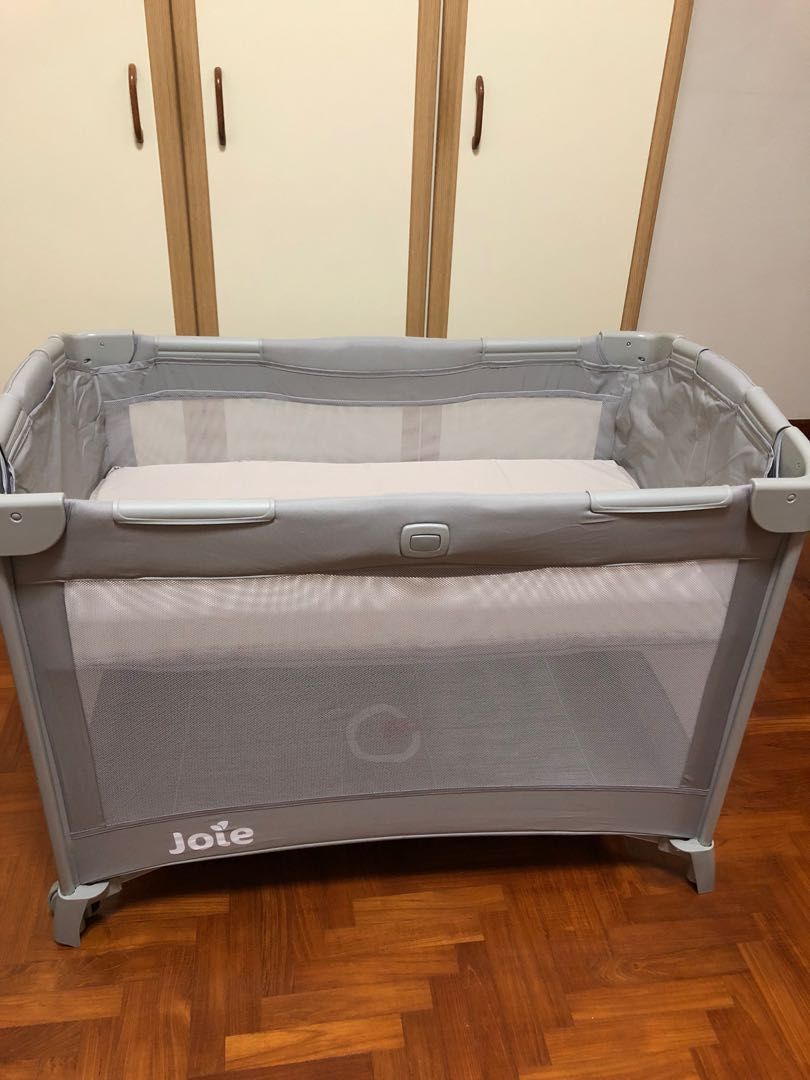 Joie Playpen travel cot, Babies & Kids, Baby Nursery & Kids Furniture ...