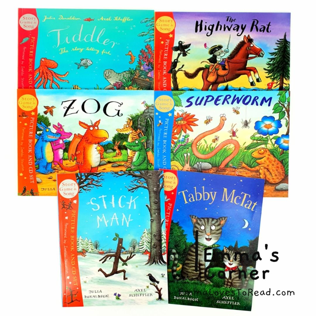 Julia Donaldson x Axel Scheffler Children Picture Books, Hobbies & Toys ...