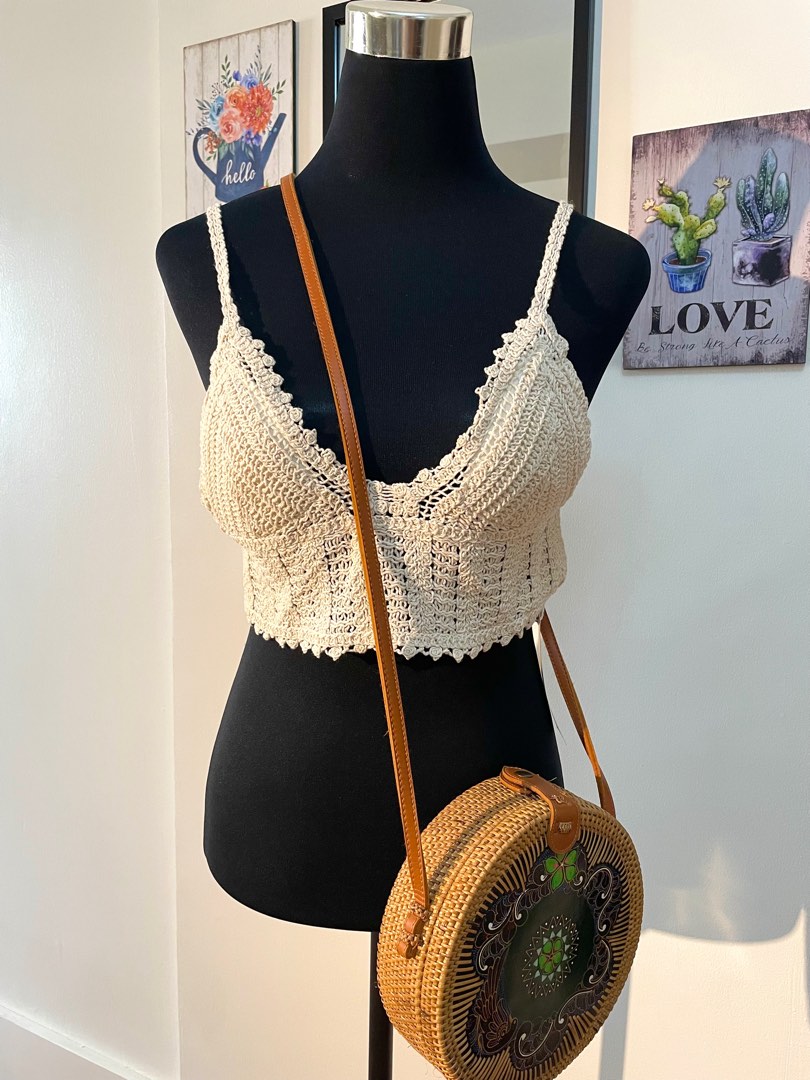 Knitted Bra, Women's Fashion, Tops, Others Tops on Carousell