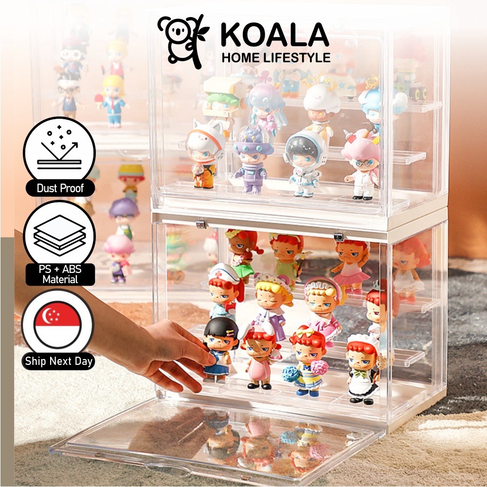 Koala Home Popmart Display Box Blind Box Figurine Acrylic Display ...