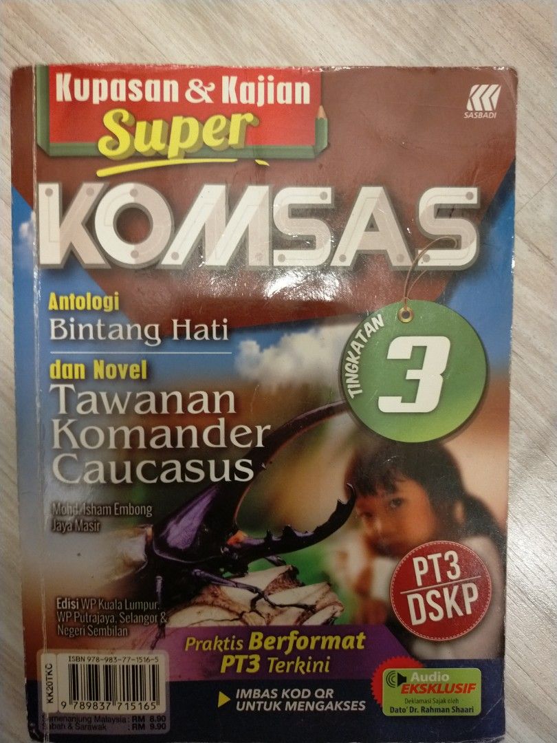 Komsas Tingkatan 3, Hobbies & Toys, Books & Magazines, Storybooks on ...
