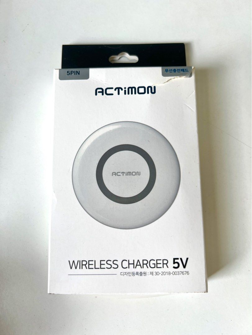 Korean Wireless Charger ACTiMON 5V, Mobile Phones & Gadgets, Mobile ...