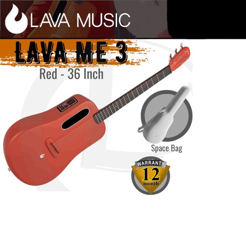 Lava Me 3 36" Carbon Fiber Smart Acoustic Electric Guitar With ...
