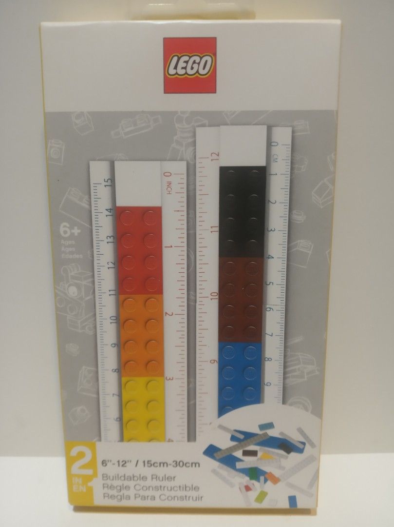 Lego Buildable Ruler, 興趣及遊戲, 玩具 & 遊戲類 - Carousell