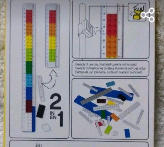 Lego Buildable Ruler, 興趣及遊戲, 玩具 & 遊戲類 - Carousell