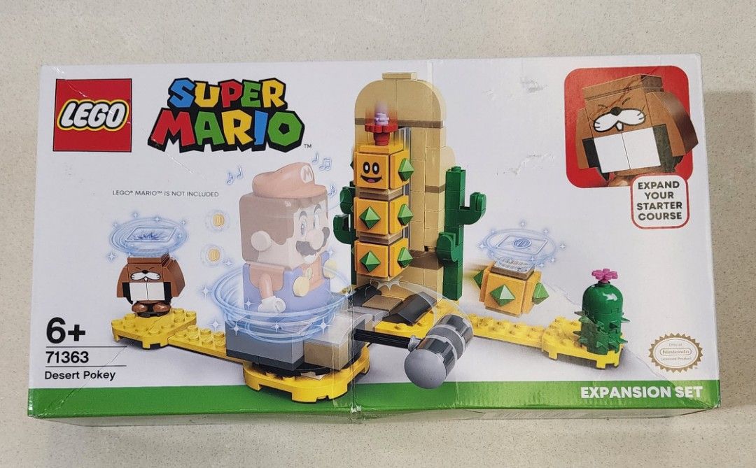 Lego Super Mario Desert Pokey Expansion set (71363), Hobbies & Toys ...