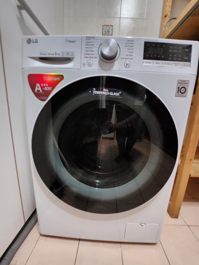 LG Direct Drive 8kg washing machine washer, TV & Home Appliances, Washing Machines and Dryers on ...
