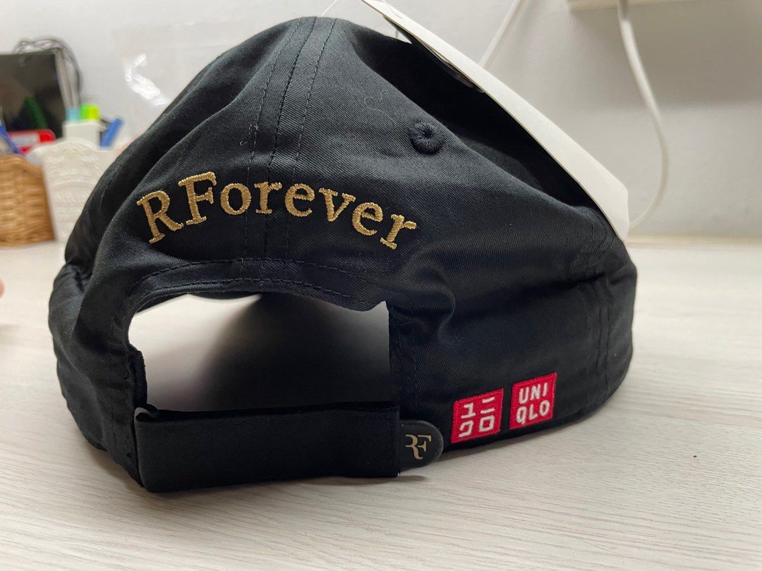 Limited Edition Commemorative Roger Federer RF Cap - UNIQLO - Black ...