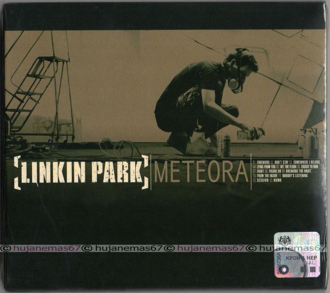 LINKIN PARK - Meteora 2003 WARNER BROS RECORDS DIGIPAK ENHANCED CD (ALTERNATIVE ROCK / FUSION ...