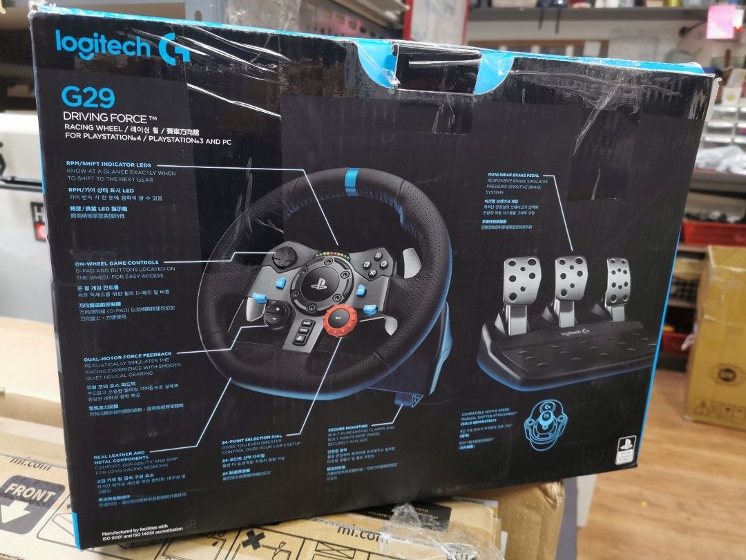Logitech G29 Racing Wheel, Video Gaming, Gaming Accessories, In-Game ...