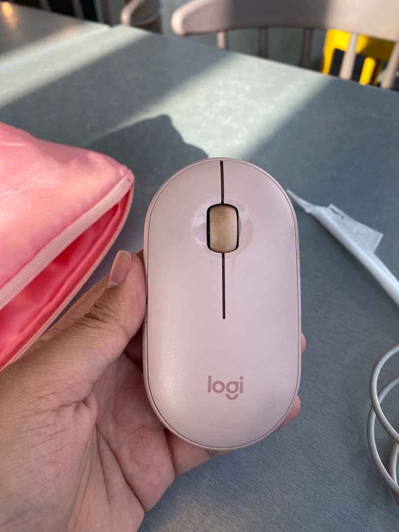Logitech Pebble pink mouse, Computers & Tech, Parts & Accessories ...