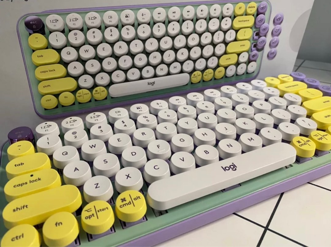 Logitech pop Logitech POP Keys Mechanical Wireless Keyboard with ...