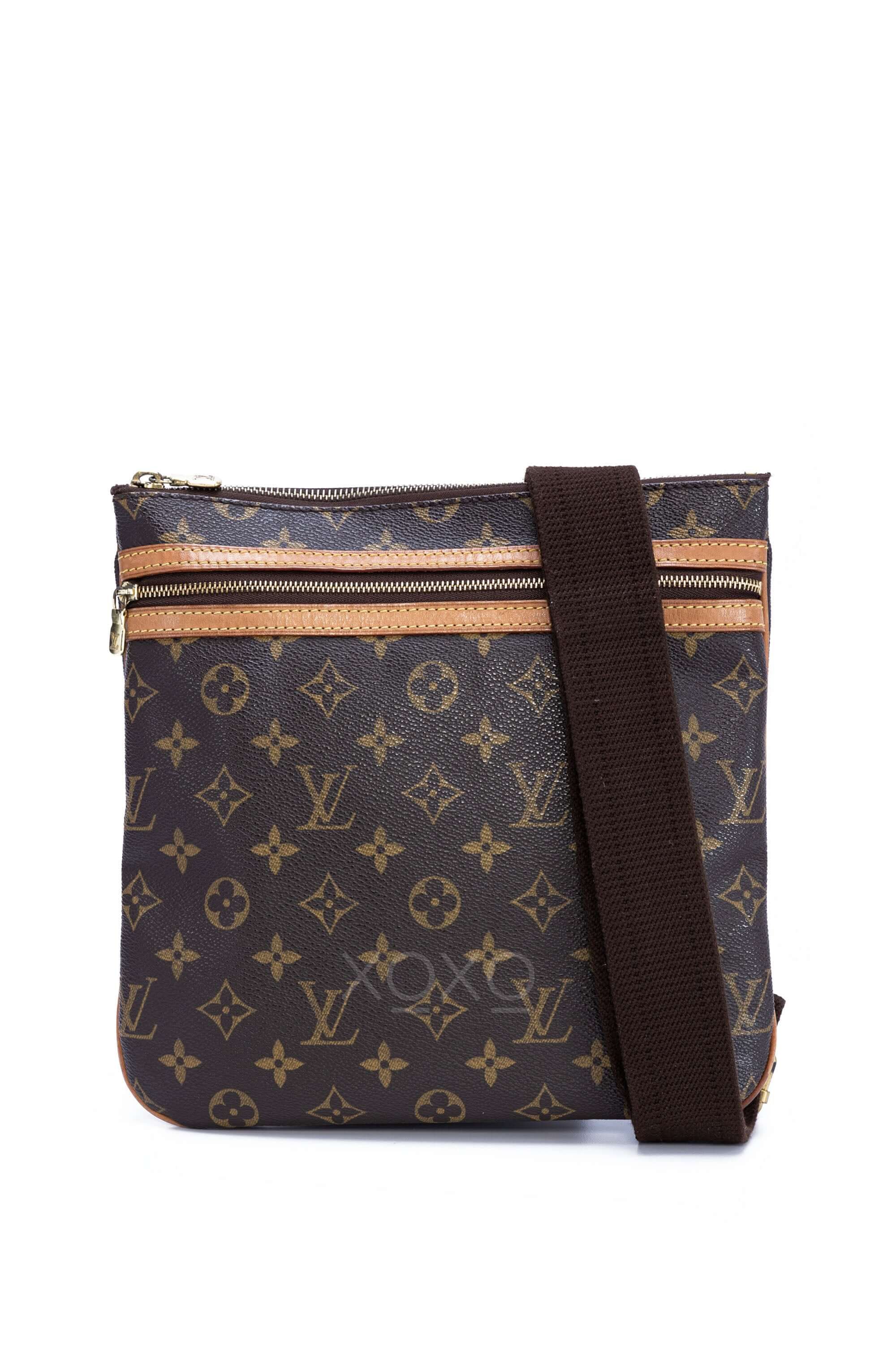 Louis Vuitton LV Bosphore Crossbody Monogram Coated Canvas Brown M40044 ...