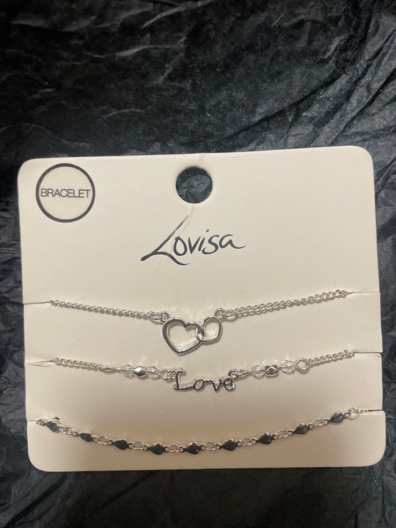 Lovisa love bracelet $5, Women's Fashion, Jewelry & Organisers ...