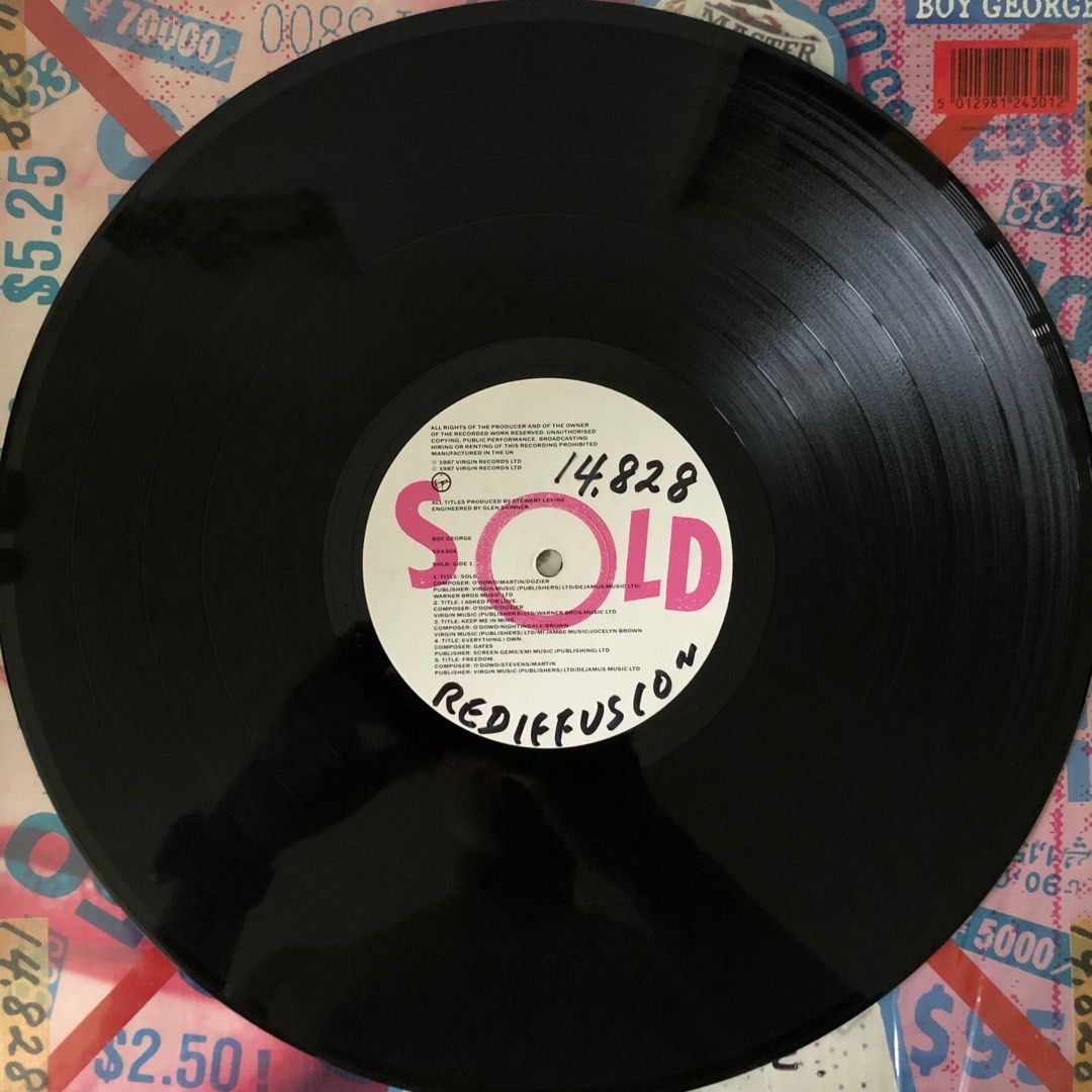 (LP) Boy George - Sold 1987 vinyl, Hobbies & Toys, Music & Media ...
