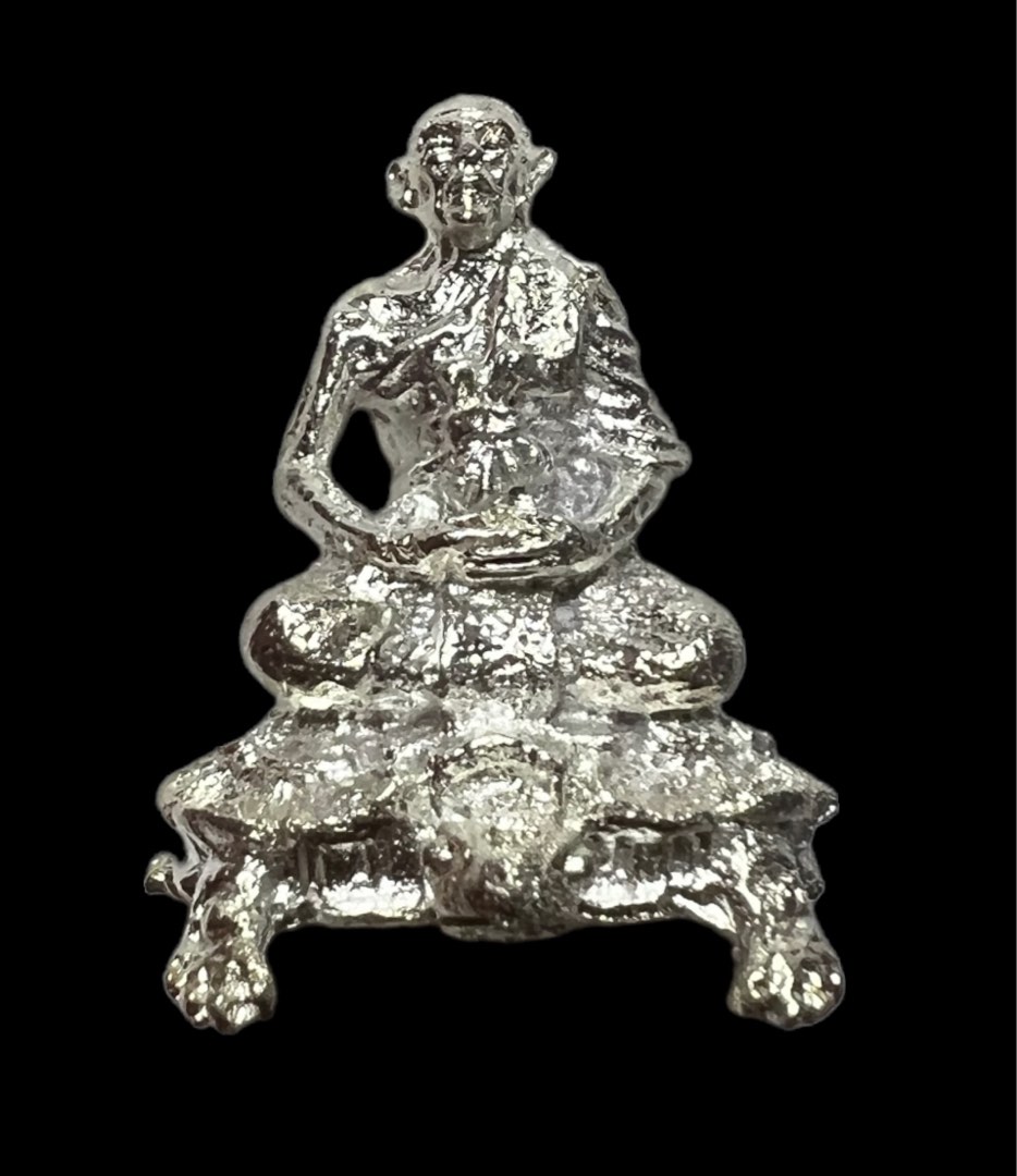 Lp Liew Roop Lor seat on Phaya Tao Taprachan Card Unwoen Batch Lap Yot ...