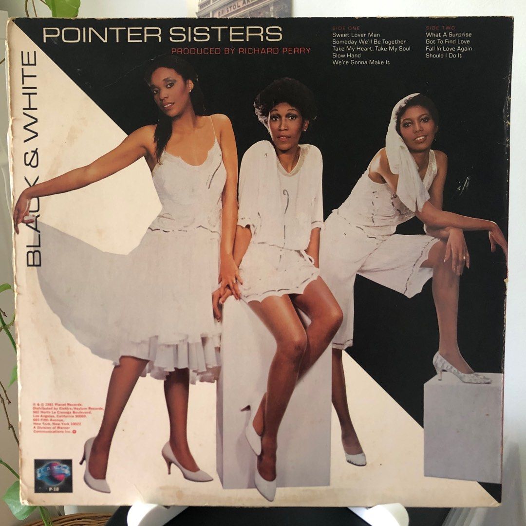 (LP) Pointer Sister - Black & White 1981 vinyl, Hobbies & Toys, Music ...