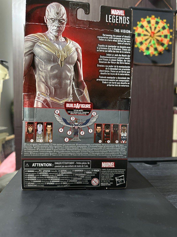 Marvel Legends The Vision (White Vision) Captain America (Sam Wilson ...