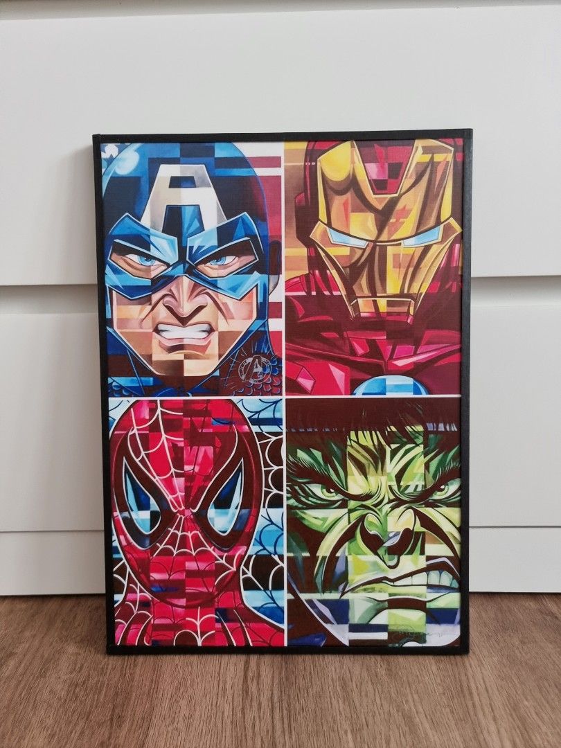 Marvel Retro Poster, Hobbies & Toys, Stationery & Craft, Art & Prints ...