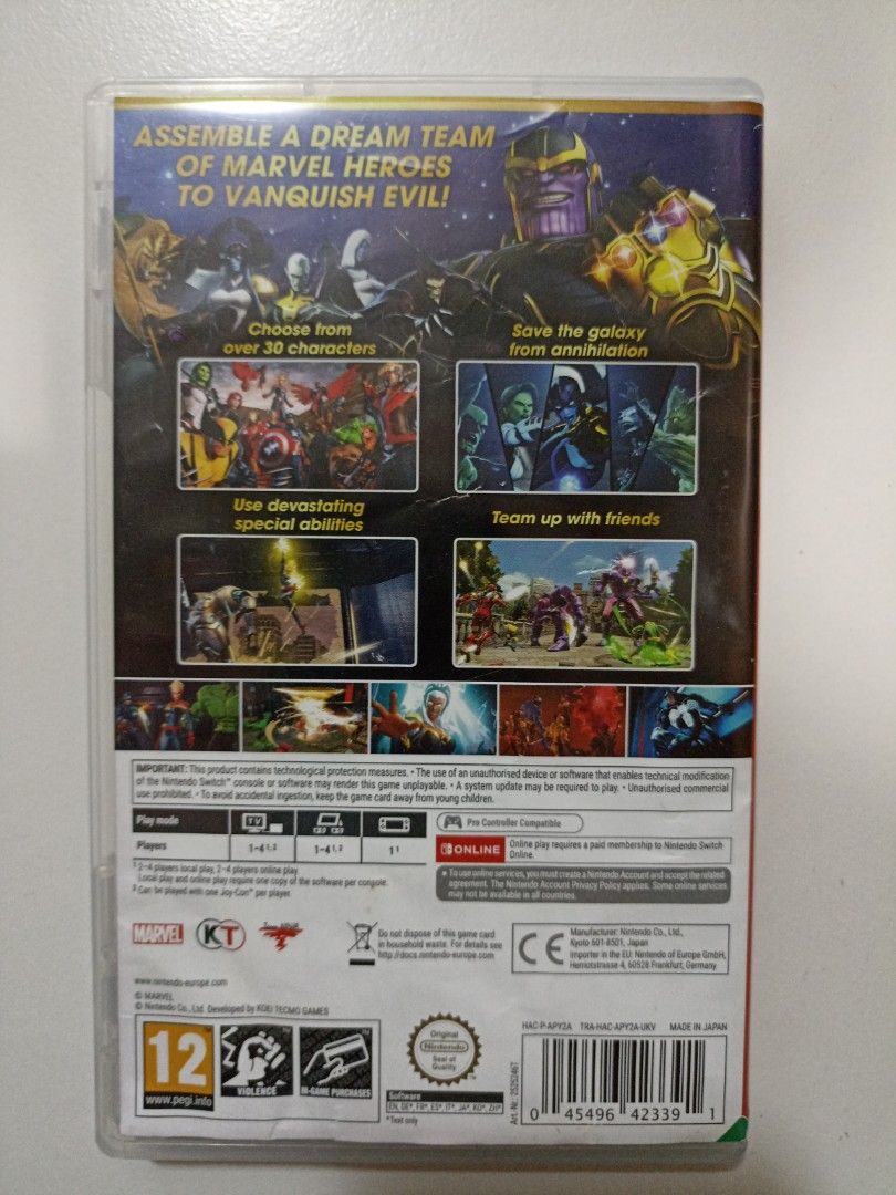 Marvel Ultimate Alliance 3-The Black order for Nintendo Switch, Video ...