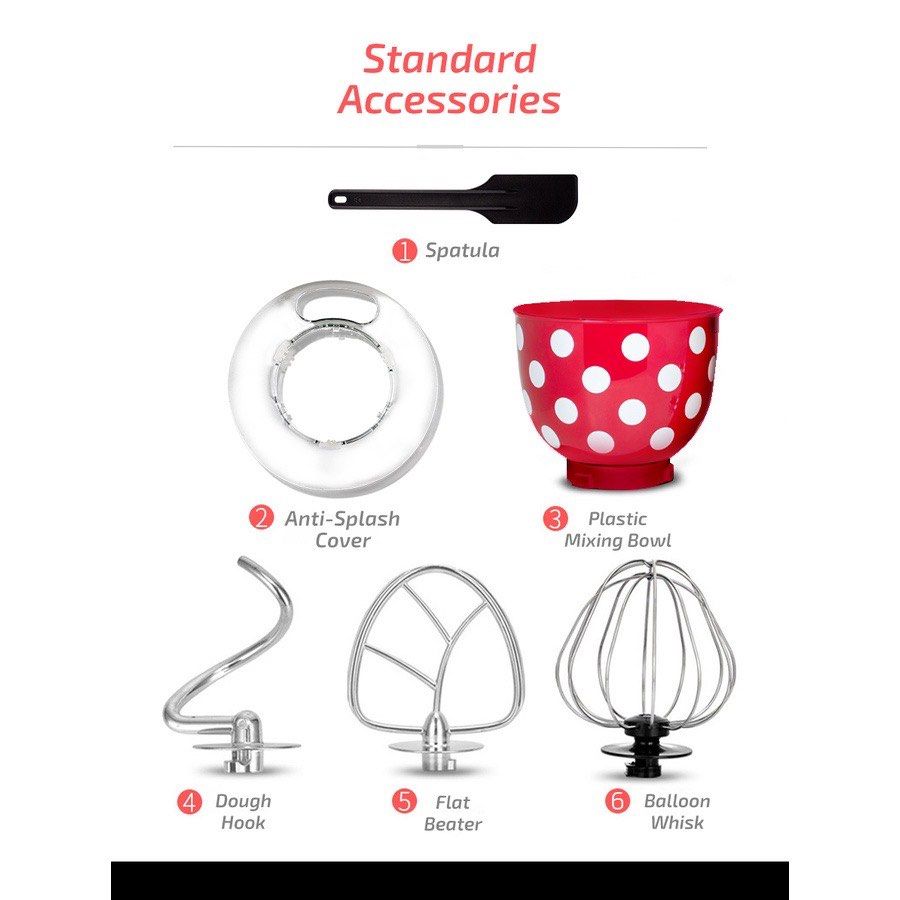 Mayer Disney Special Edition Minnie Mouse Stand Mixer 3.5L, TV & Home ...