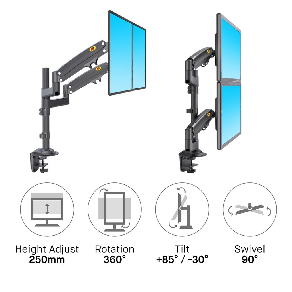 Monitor Stand, Monitor Bracket, Bracket, Dual Monitor Arm - NB North ...